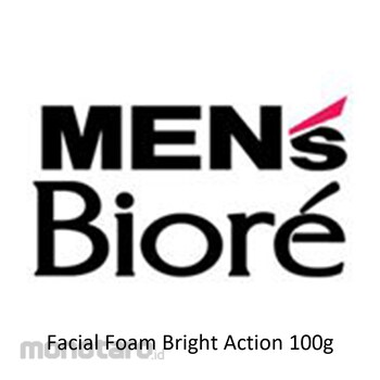 Beli Men's Biore Facial Foam Bright Action 100g 1pc | monotaro.id