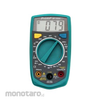 Beli Pro'sKit 3 1/2 Digital Multimeter MT-1233C 1pc | monotaro.id