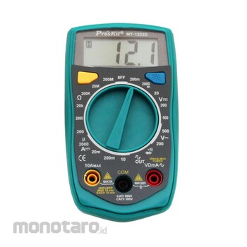 Beli Pro'sKit 3 1/2 Digital Multimeter MT-1233D 1pc | monotaro.id