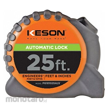 Beli KESON Tape Measure PG181025ALV Inch/Engineer's Scale, Nonmagnetic ...