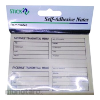Beli STICK'N Self Adhesive Note 21082 Fax Notes 1.5x4inch 1pack ...