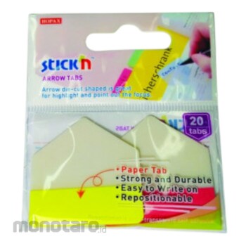 Beli STICK'N Sticky Arrow Tab 26062 Yellow & Red 1pc | monotaro.id
