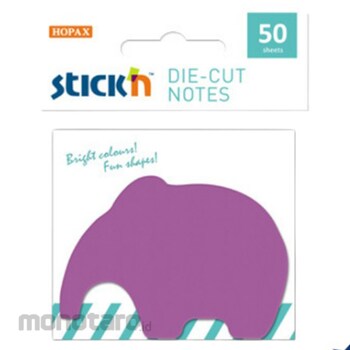 Beli STICK'N Sticky Notes Neon Diecut Animal Series 21780 Elephant 1pc ...