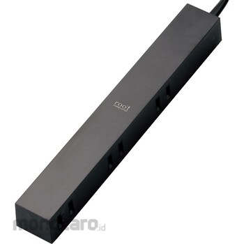 Beli ELECOM Power Strip Extension Cord 2Px6 Outlet L-Shaped Plug with ...