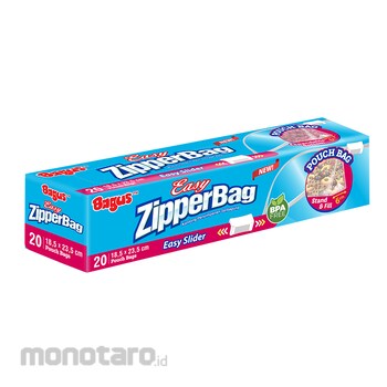 Beli Bagus Zipperbag with Pouch W-21459 20's Easy Zipper 8.5cmx23.5cm ...